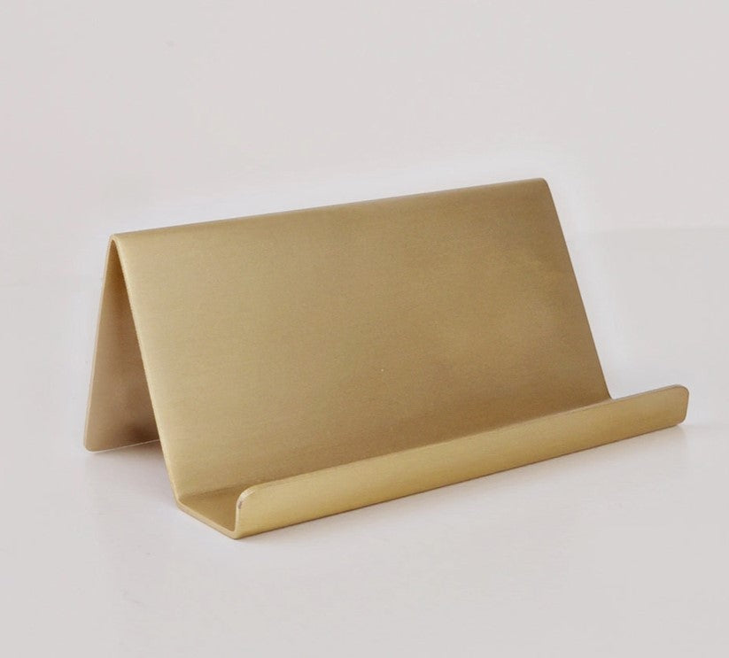 Brass Card Holder – Joyful Living